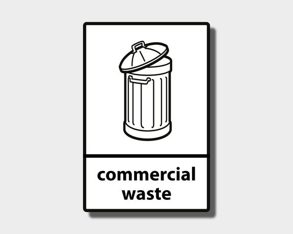 Wheelie Rubbish Signs